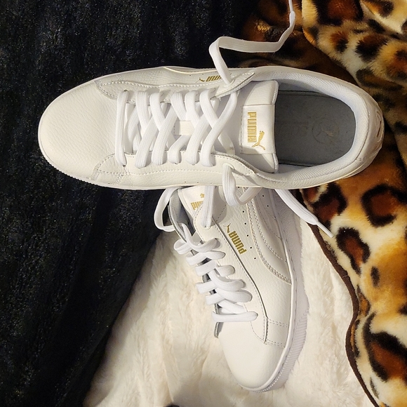 Puma | Shoes | Puma Classic White Excellent Condition Mens 65 Womens 85 ...